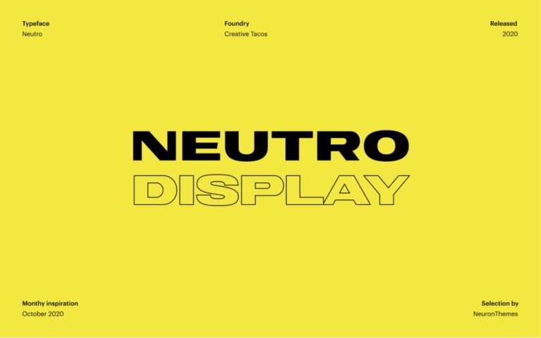 28 Best Free Display Fonts | For Designers 2020