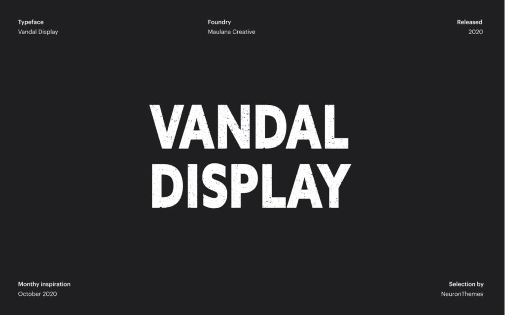 28 Best Free Display Fonts | For Designers 2020