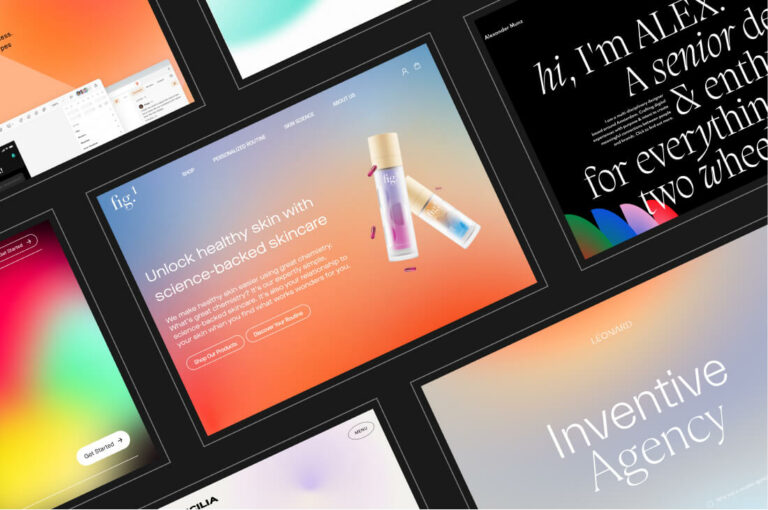 20 Inspiring Gradient Website Examples | 2021 | neuronthemes.com