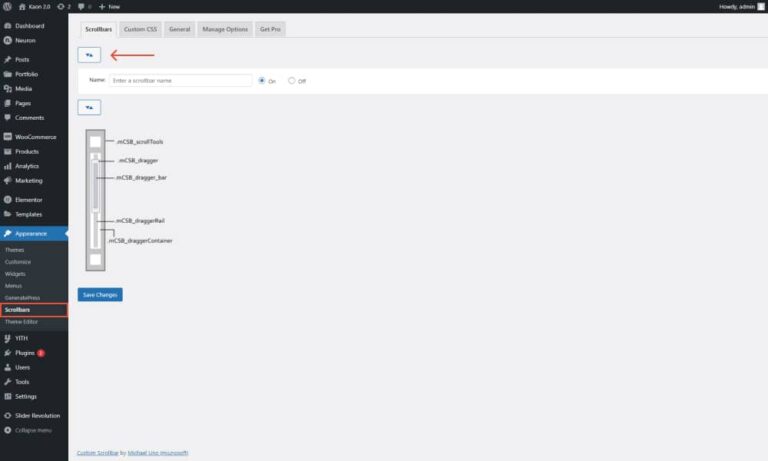 How to add custom scrollbar in WordPress | Comprehensive Guide | neuronthemes