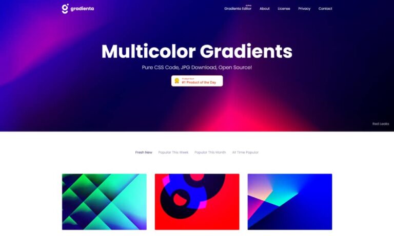 20 Inspiring Gradient Website Examples | 2021 | neuronthemes.com
