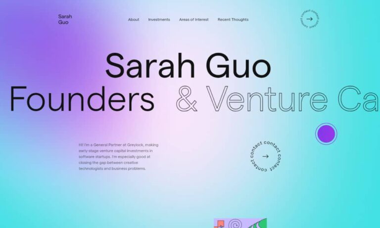 20 Inspiring Gradient Website Examples | 2021 | neuronthemes.com